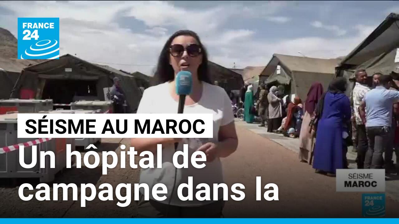Séisme au Maroc : dans la région d’Al-Haouz, un hôpital de campagne prend en charge les victimes ...